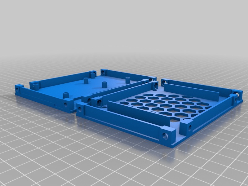 RAMPS 1.4 case with mount for 80mm fan by SupraGuy | Download free STL ...