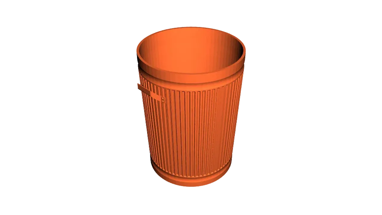 Tiny Trash Can by Fonlon | Download free STL model | Printables.com
