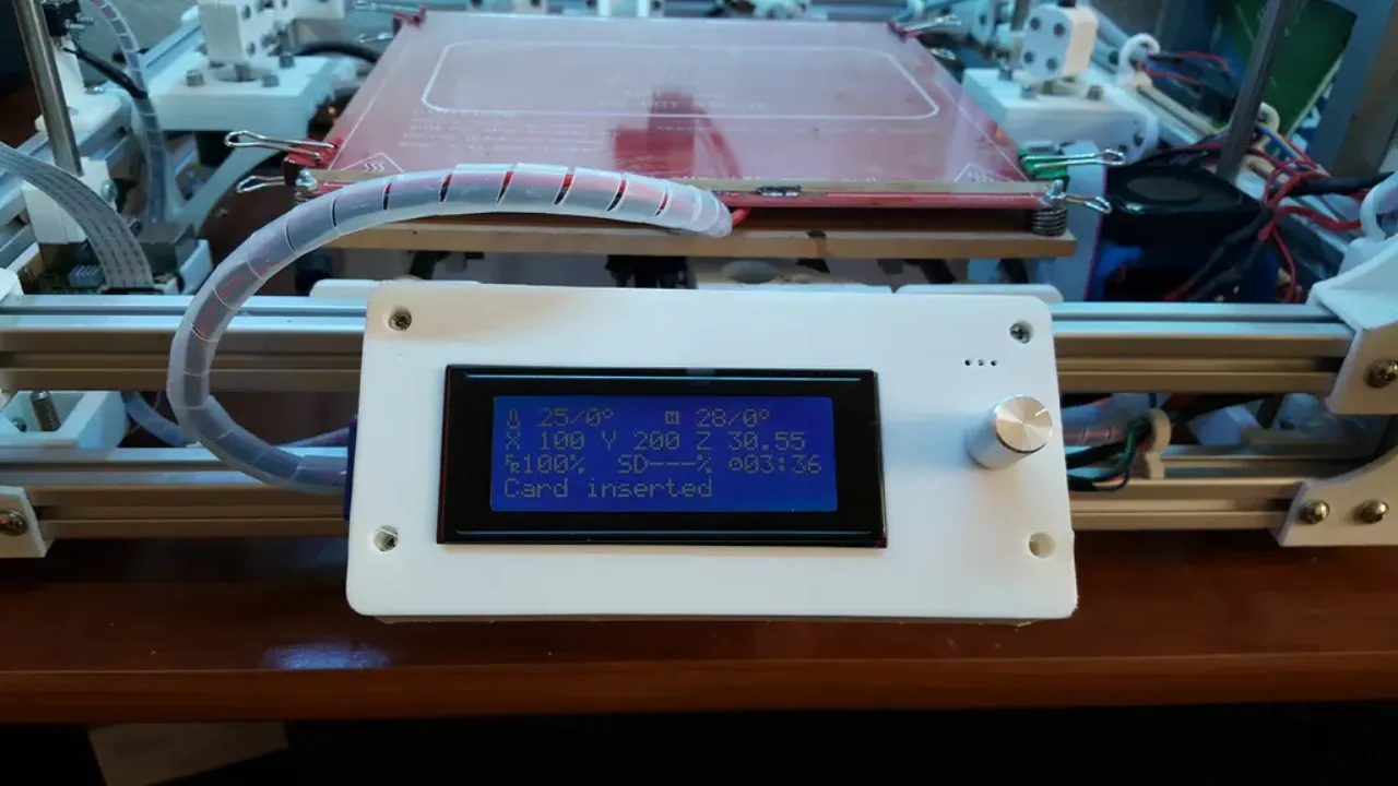 LCD Smart Display Extrusion Mount by bkapps | Download free STL model ...