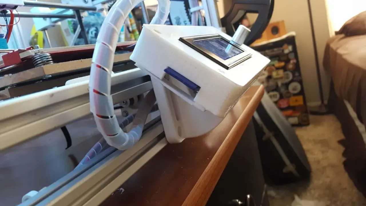 LCD Smart Display Extrusion Mount by bkapps | Download free STL model ...