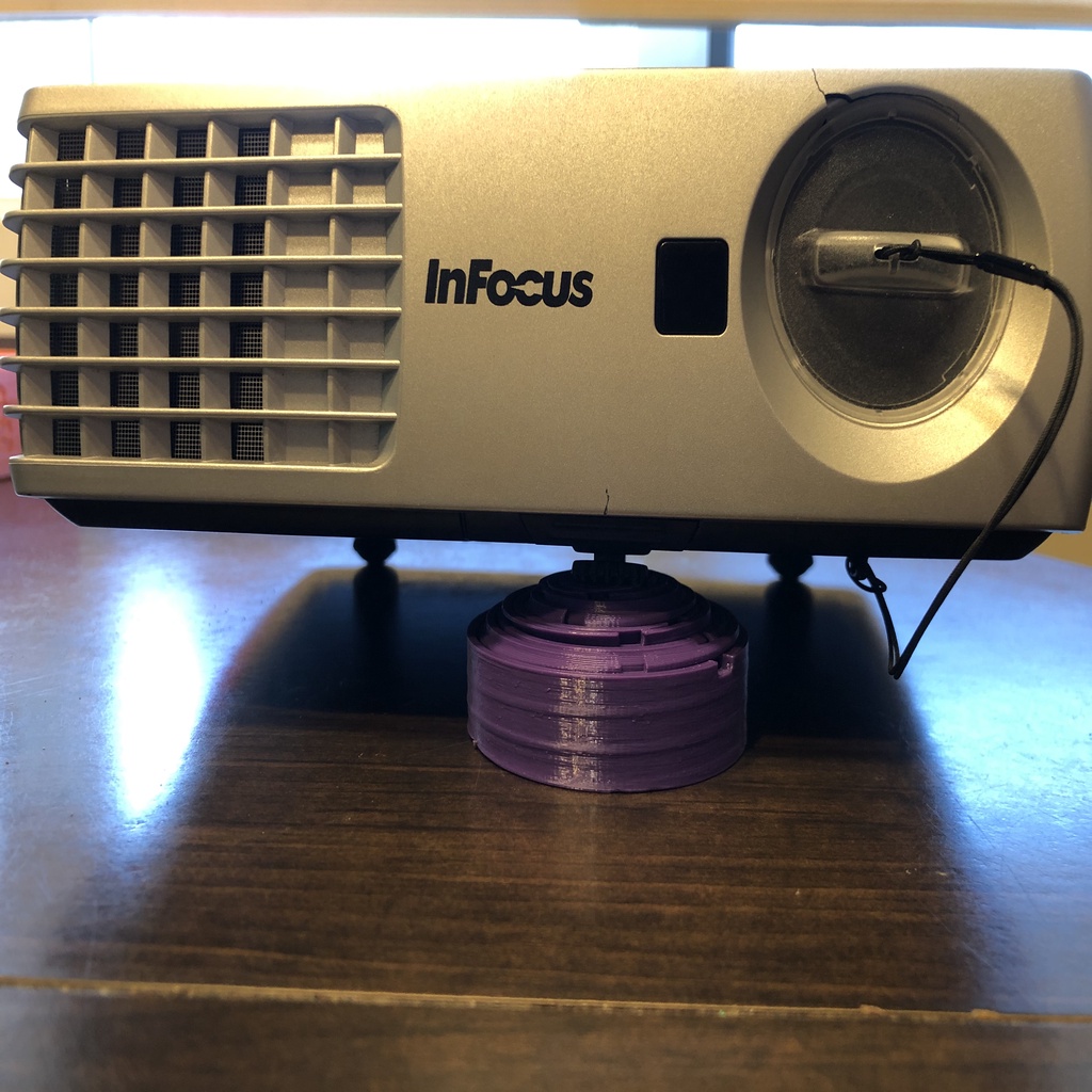 Projector Screw Jack by smitty | Download free STL model | Printables.com