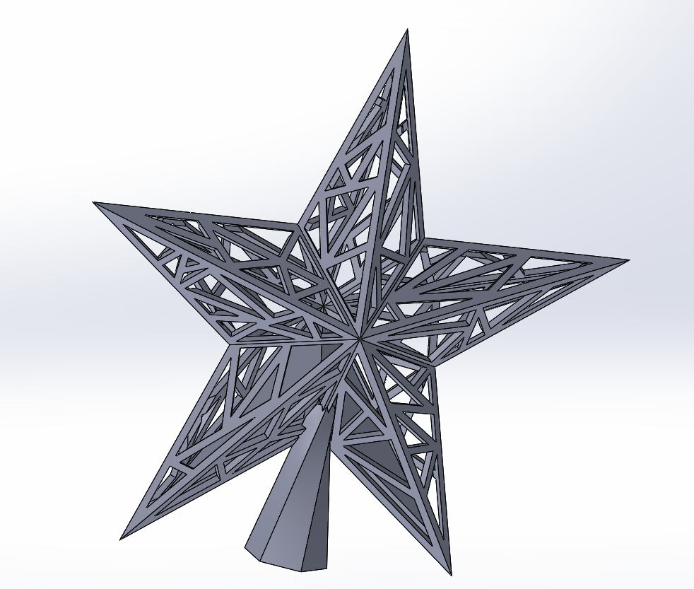 Low poly Christmas star tree-topper por Simon Lončarič | Descargar ...