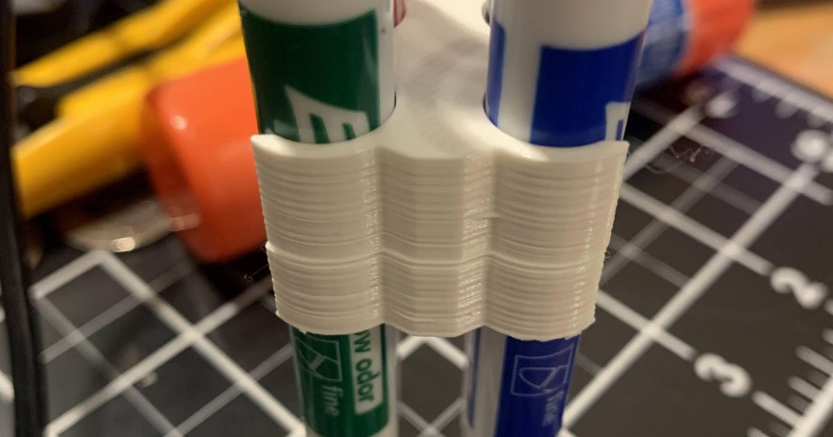 Marker holder by ogfortis | Download free STL model | Printables.com