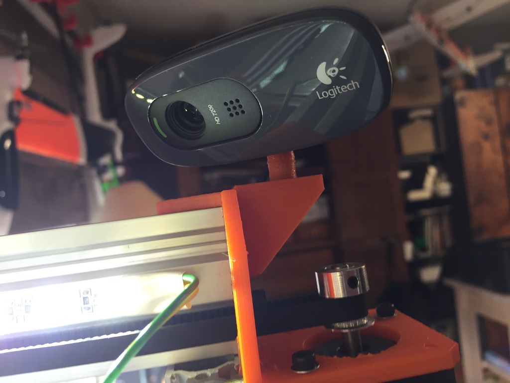 Logitech C270 Webcam Mount for D-bot by TechButterfly | Download free ...