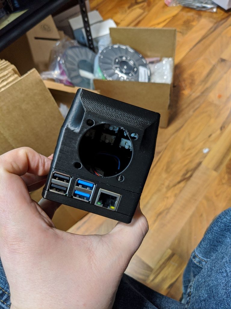 Octoprint Button Station Raspberry Pi Enclosure by Collingall ...