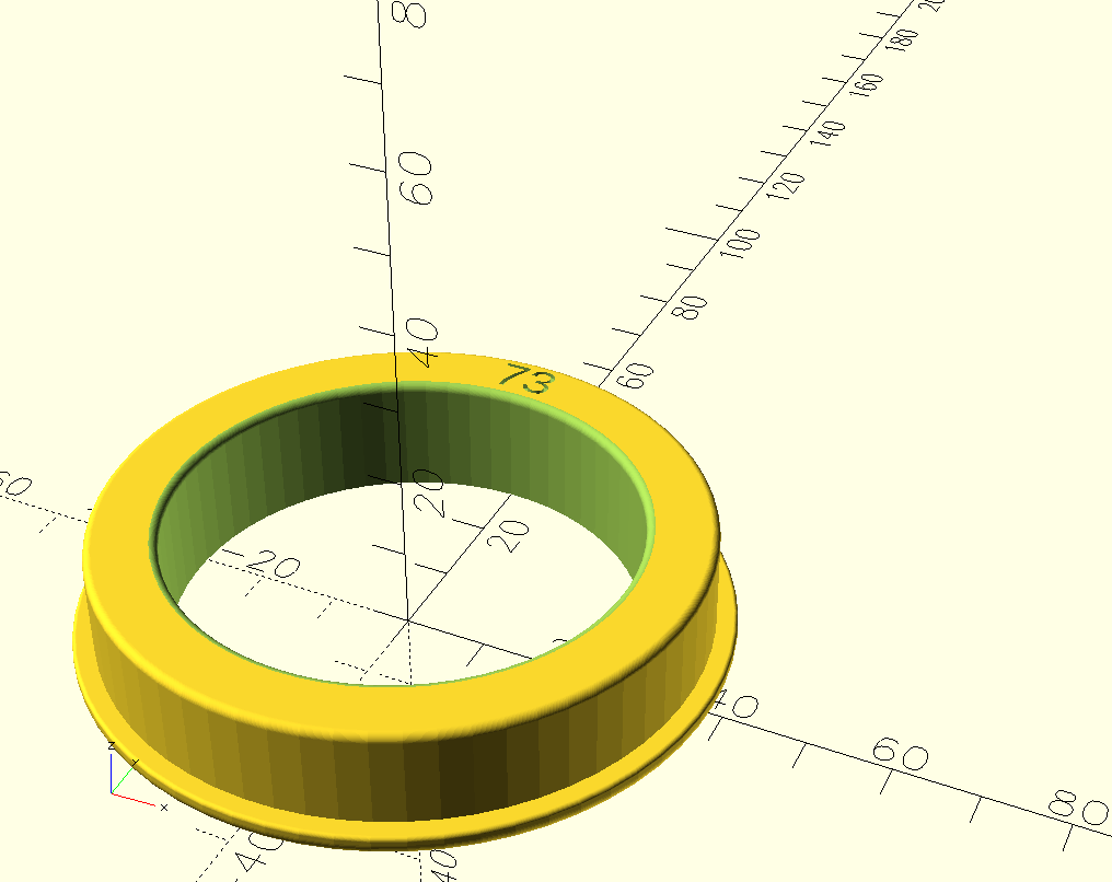 Adapter large hole (73 mm) spools to Flashforge AD5X spool holders. by ...