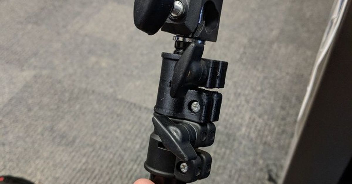 Light Stand Replacement Clamp by Collingall | Download free STL model ...