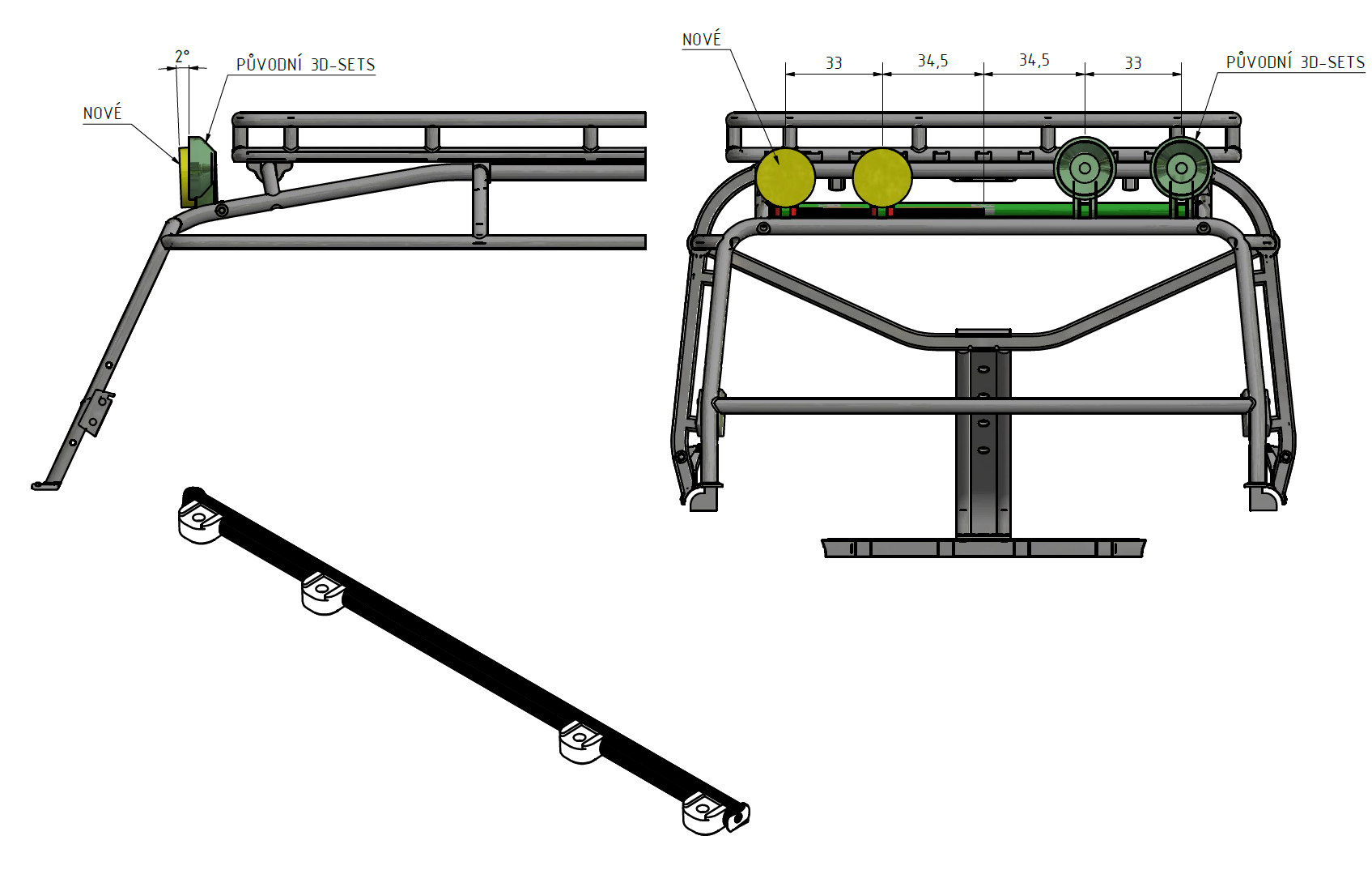 GRC reflectors light bar for Model 5 offroad kit by Martin Kolář ...
