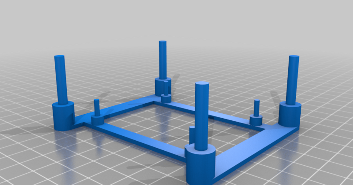 Raspberry Pi Stacking Mount by crazybob1215 | Download free STL model ...