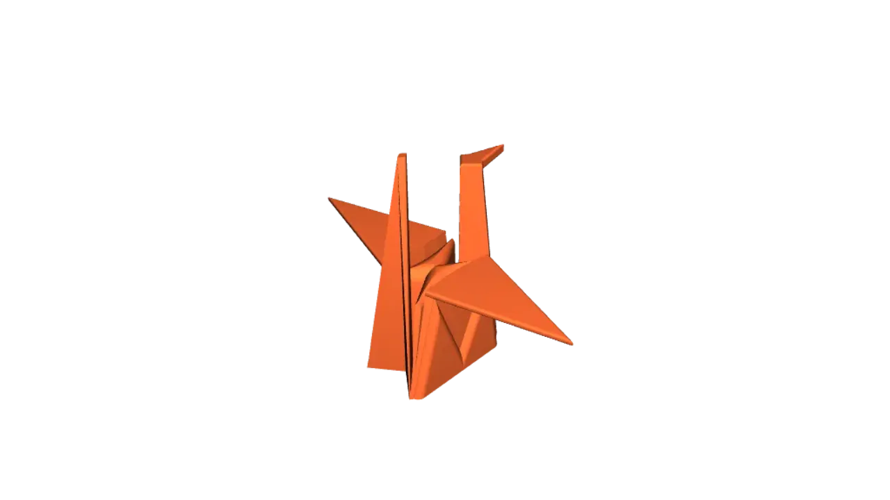 Paper Crane by Oreo Milkshake | Download free STL model | Printables.com