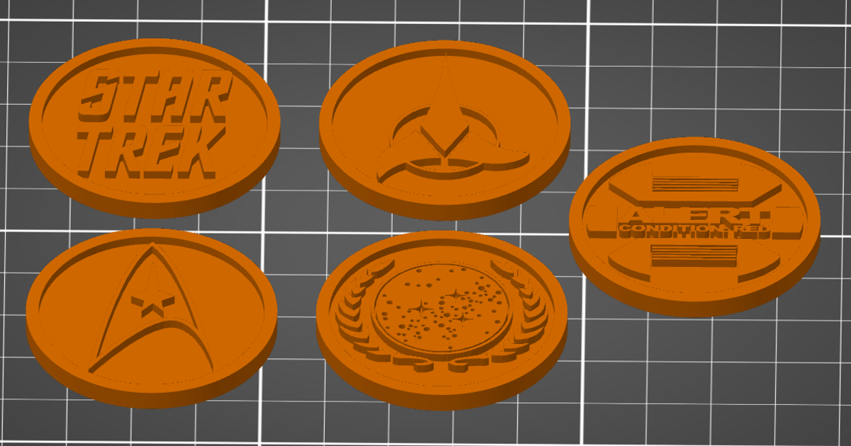 Star Trek Adventures Tokens von Okami 359 | Kostenloses STL-Modell ...