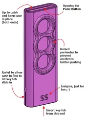 Simplisafe Key Fob Holder by Benjamin Marquis | Download free STL model ...
