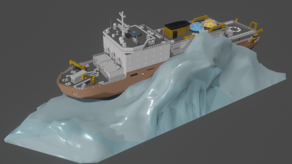 HL2 The Borealis (Aperture's Healy-class Icebreaker) by MoffKalast ...