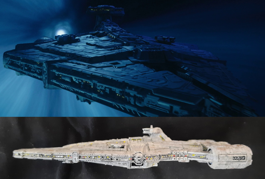 SW Arquitens Light Cruiser Mandalorian Edition 1:2000 Scale by ...