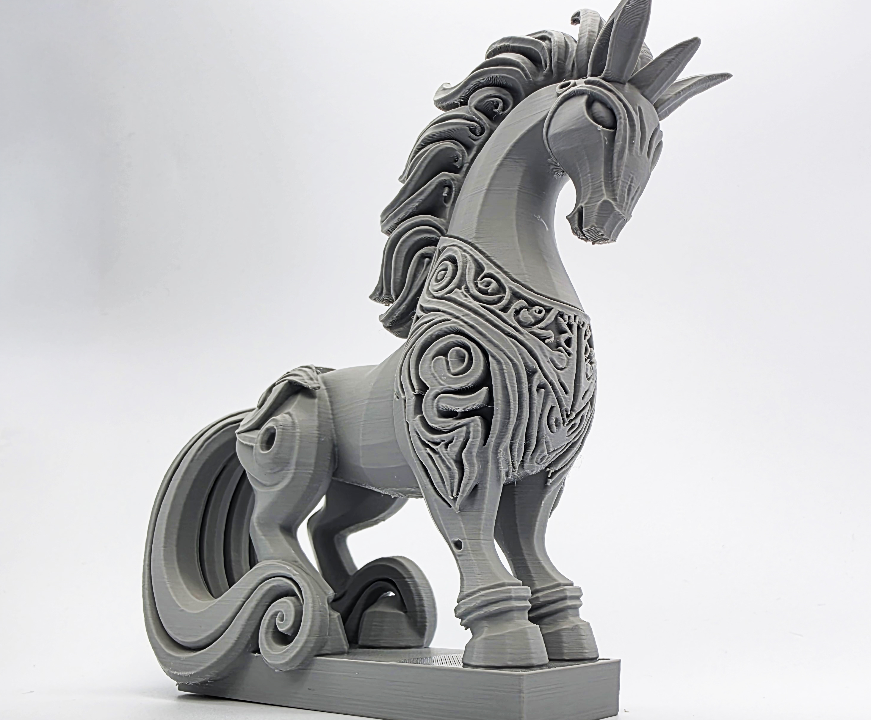 Carved Sleipnir Statue by Triple G Workshop | Download free STL model ...