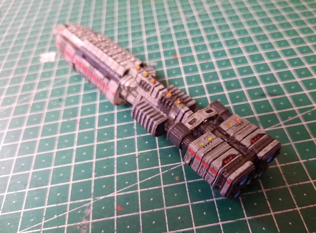 BSG Heracles Gunship 1:9000 Scale by MoffKalast | Download free STL ...