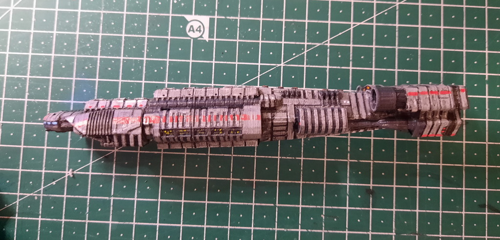 BSG Heracles Gunship 1:9000 Scale by MoffKalast | Download free STL ...