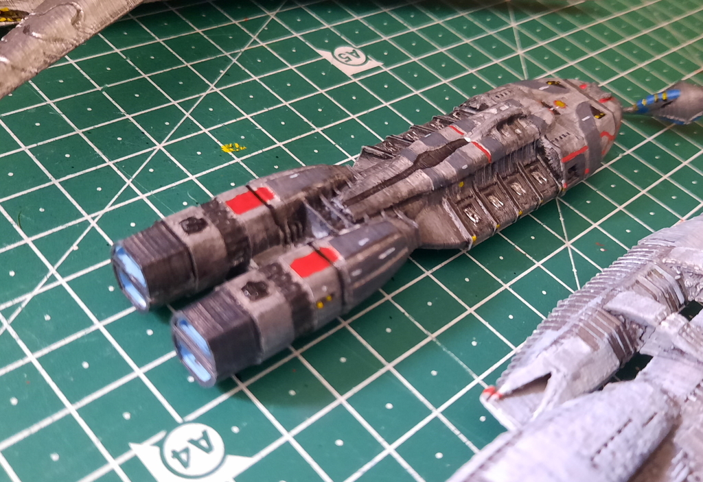 BSG Ranger Cruiser 1:9000 Scale by MoffKalast | Download free STL model ...