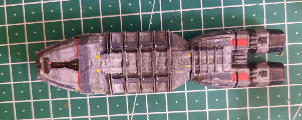 BSG Ranger Cruiser 1:9000 Scale by MoffKalast | Download free STL model ...