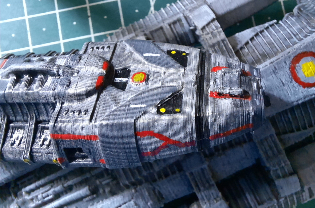 BSG Ranger Cruiser 1:9000 Scale by MoffKalast | Download free STL model ...