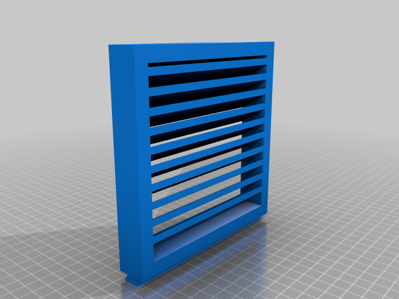 Window ventilation louvre by Turnt | Download free STL model ...