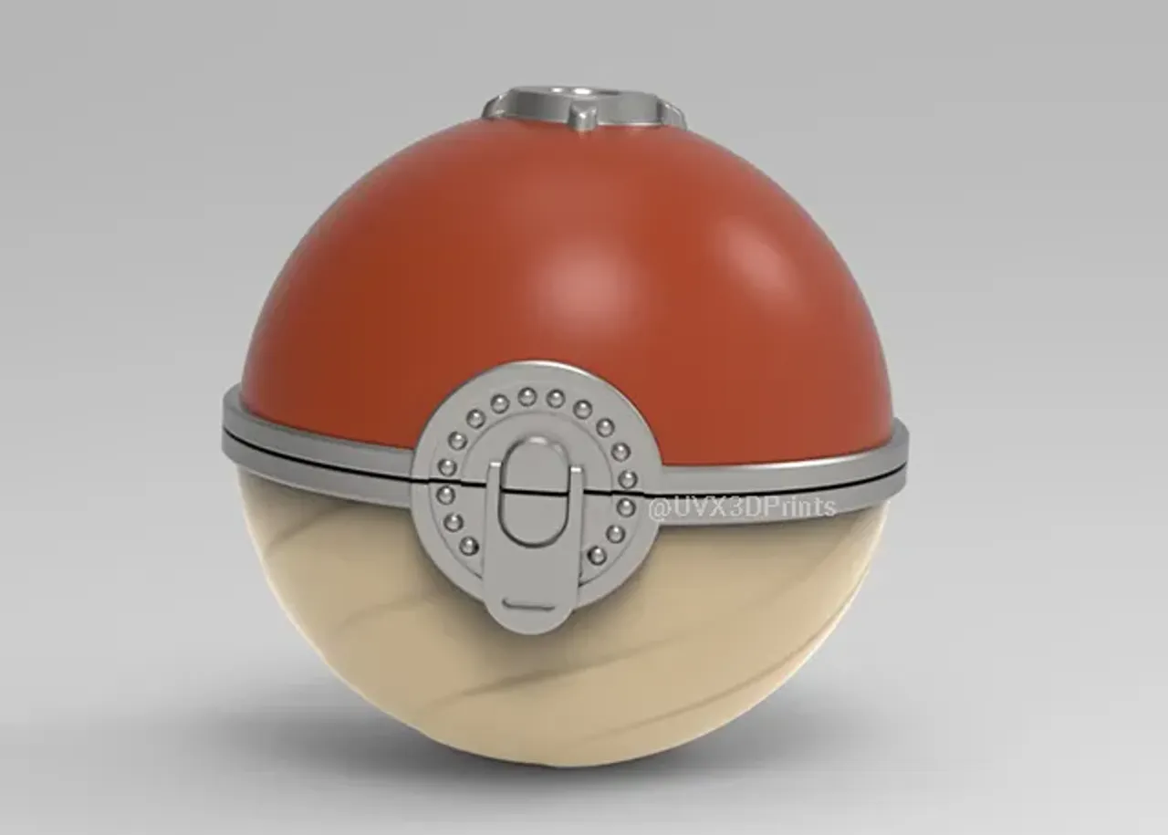 Arceus Pokeball by UVX 3D Prints | Download free STL model | Printables.com