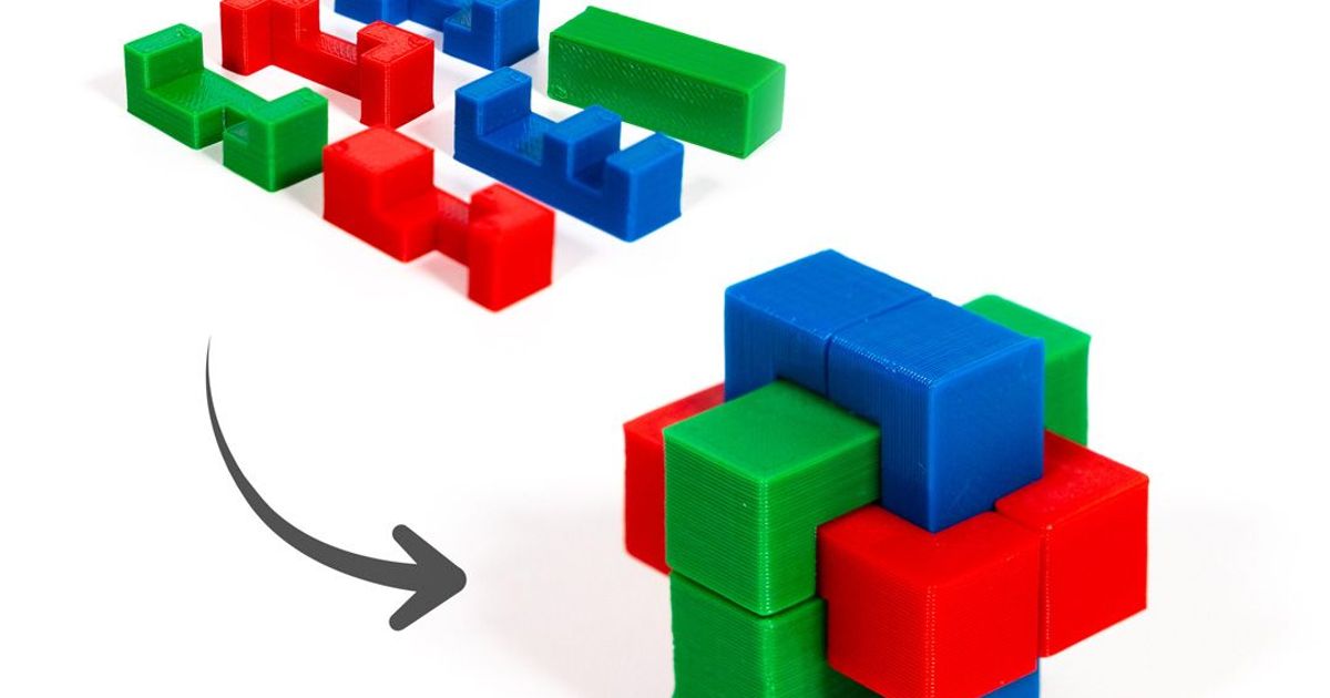 6 Teile Interlocking Puzzle by NicoPrints | Download free STL model ...