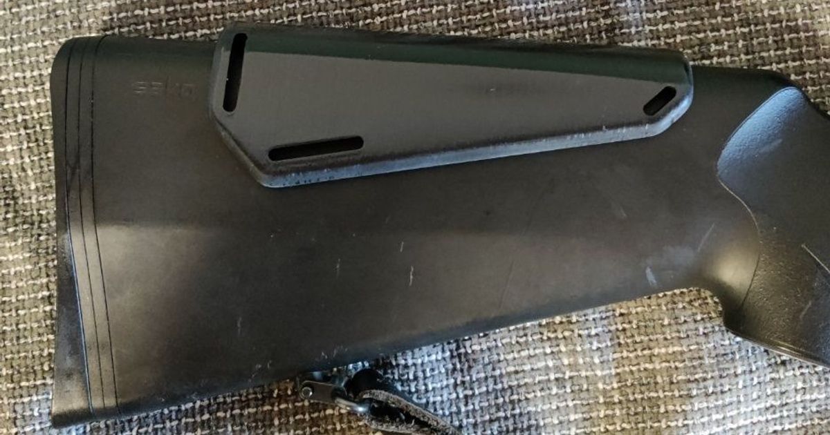 Sako Quad 5mm cheek riser by taeraeyttaejae | Download free STL model ...