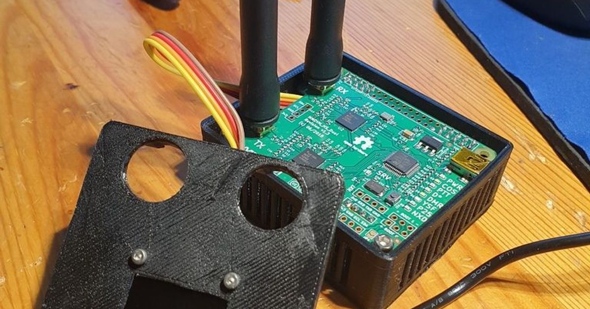 MMDVM dual jumbospot raspberry pi zero case by Royal Farris | Download ...