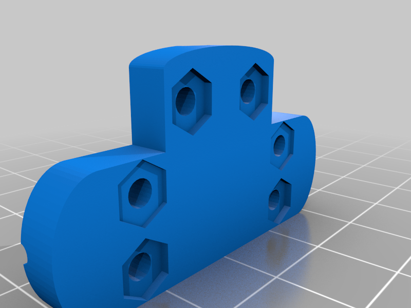 Dipole antenna insulator center/end by Royal Farris | Download free STL ...