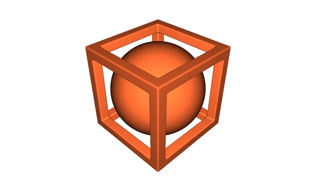 Ball in cube by Sjölin | Download free STL model | Printables.com