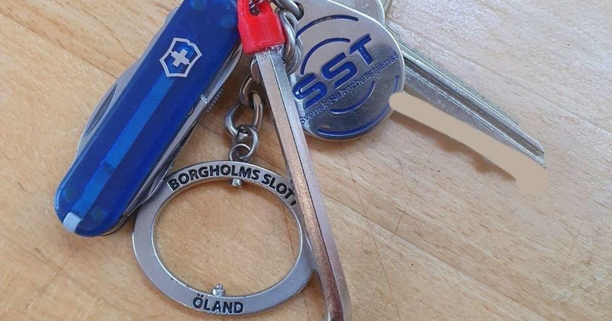 Keychain allen-key adapter (5mm) by Sjölin | Download free STL model ...