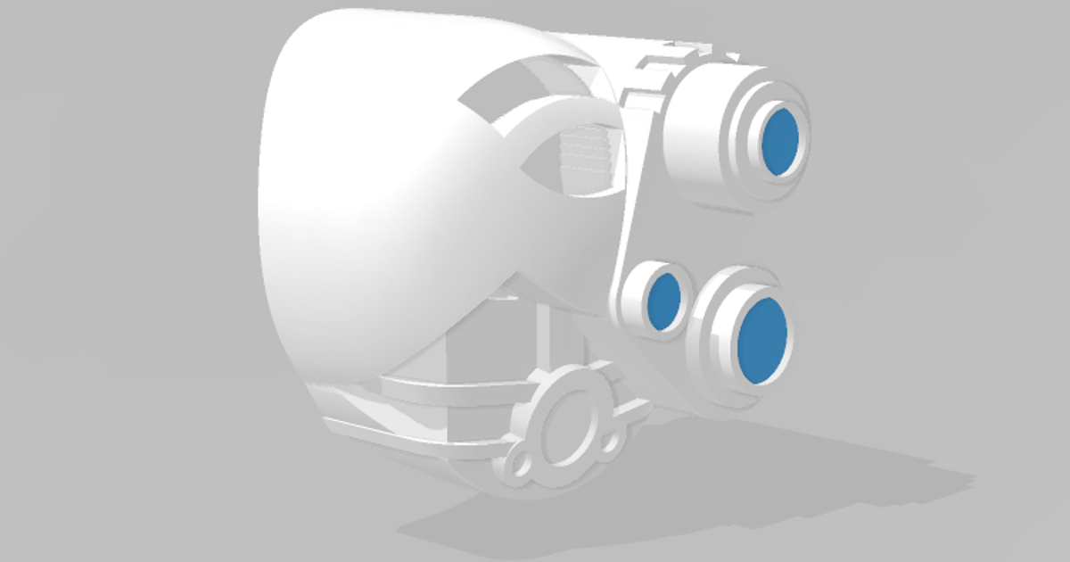 Akaka Bionicle Mask(Toa Kopaka) von ReProps | Kostenloses STL-Modell ...