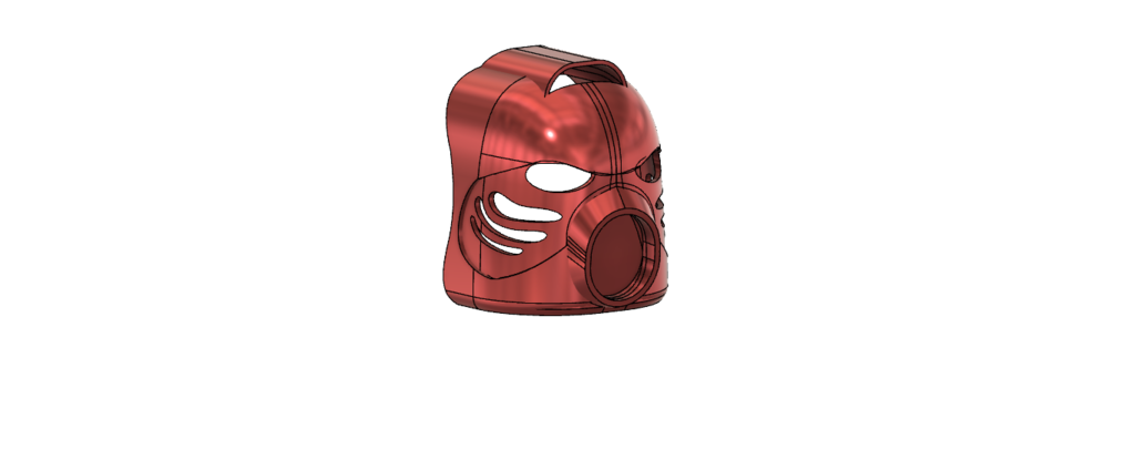 Kanohi Bionicle Mask(Toa Tahu) by ReProps | Download free STL model ...