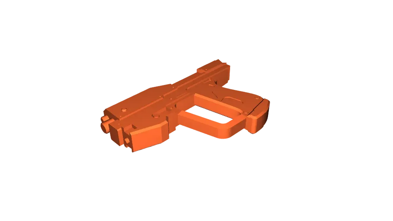 MG6 Magnum Pistol from Halo by ReProps | Download free STL model ...