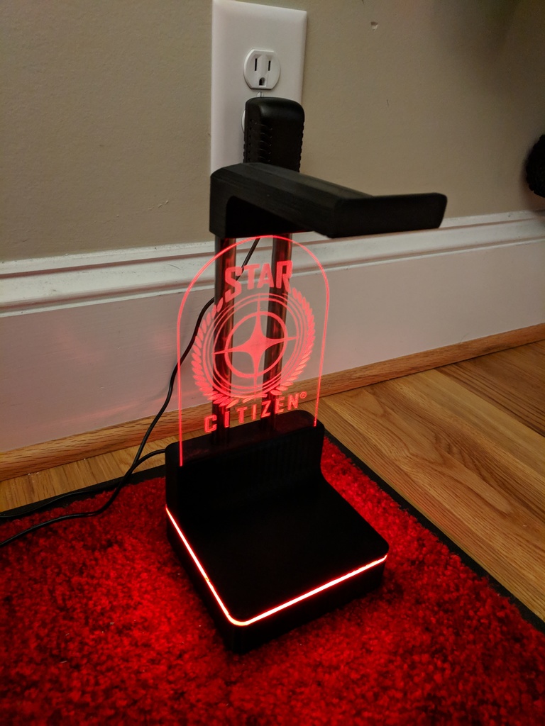 RGB Headphone Stand by declinox | Download free STL model | Printables.com