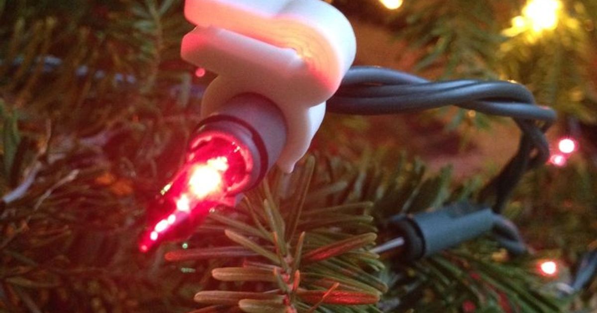Christmas Light Clips by cfinke | Download free STL model | Printables.com