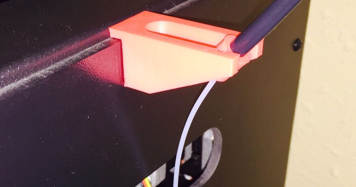 Filament Guide for External Spool Holder for Flashforge Creator Pro ...
