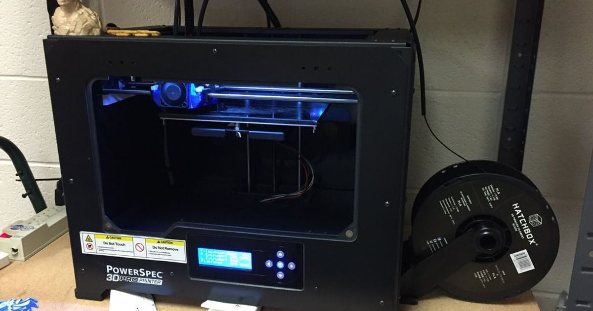 External Spool Holder for Flashforge Creator Pro / PowerSpec 3D Pro by ...