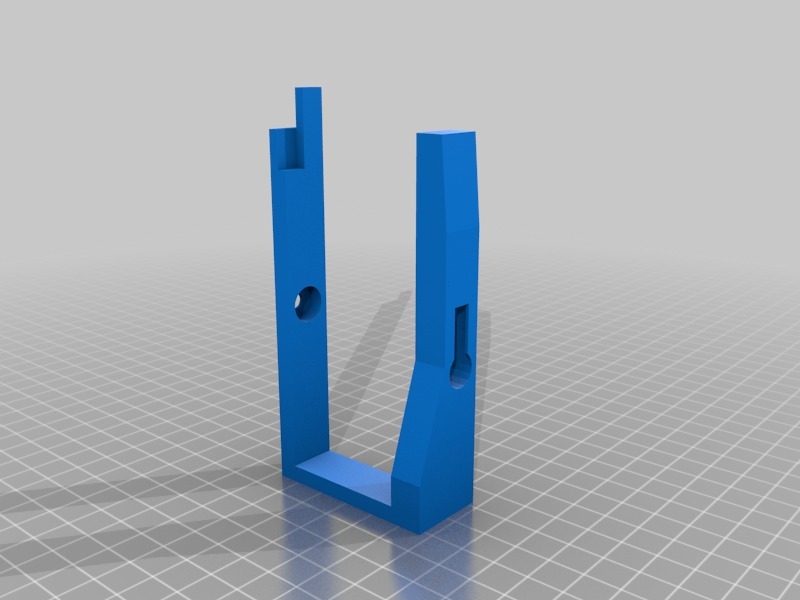Mac Mini + Intel NUC Monitor Bracket by dfoles | Download free STL ...
