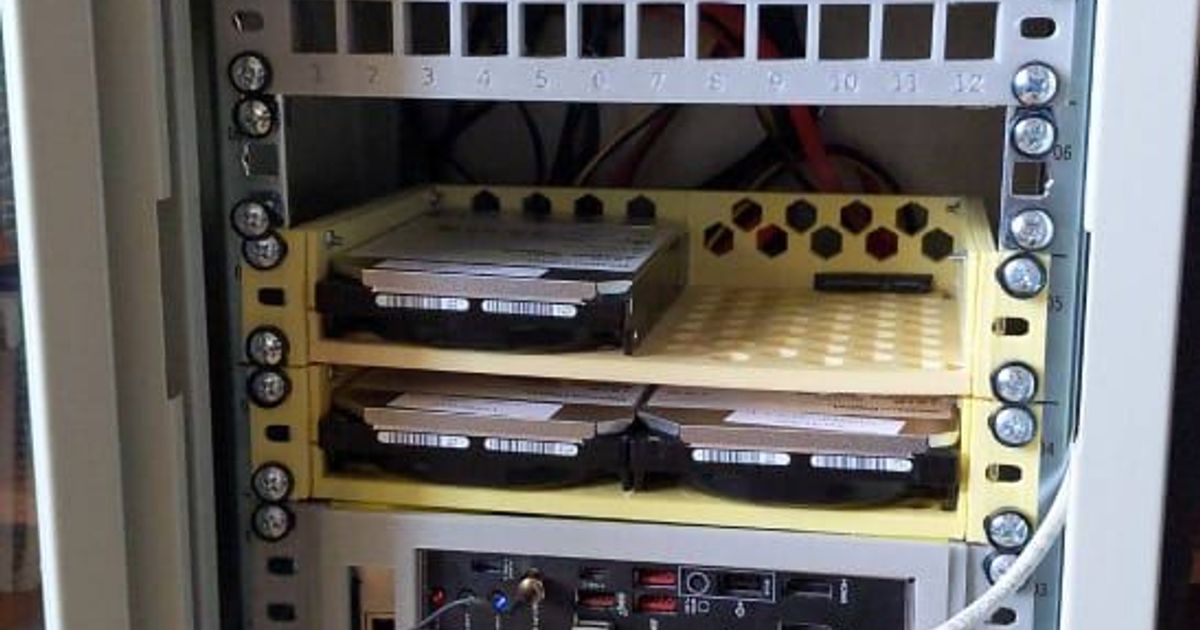 10'' rack ATX PSU mount por Karel | Descargar modelo STL gratuito ...