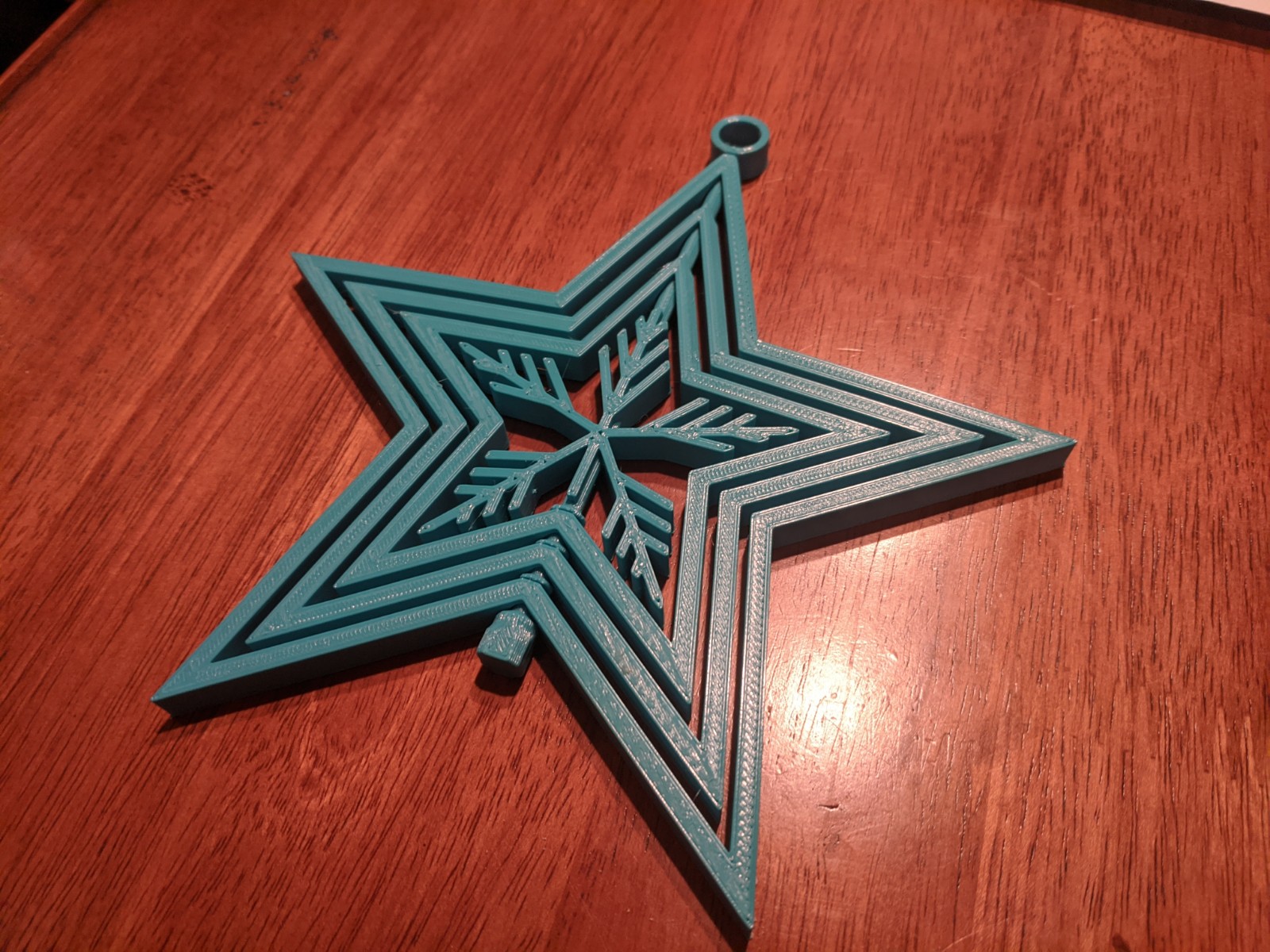 Snowflake Star Spinning Decoration by Tony Goes Riding | Download free ...