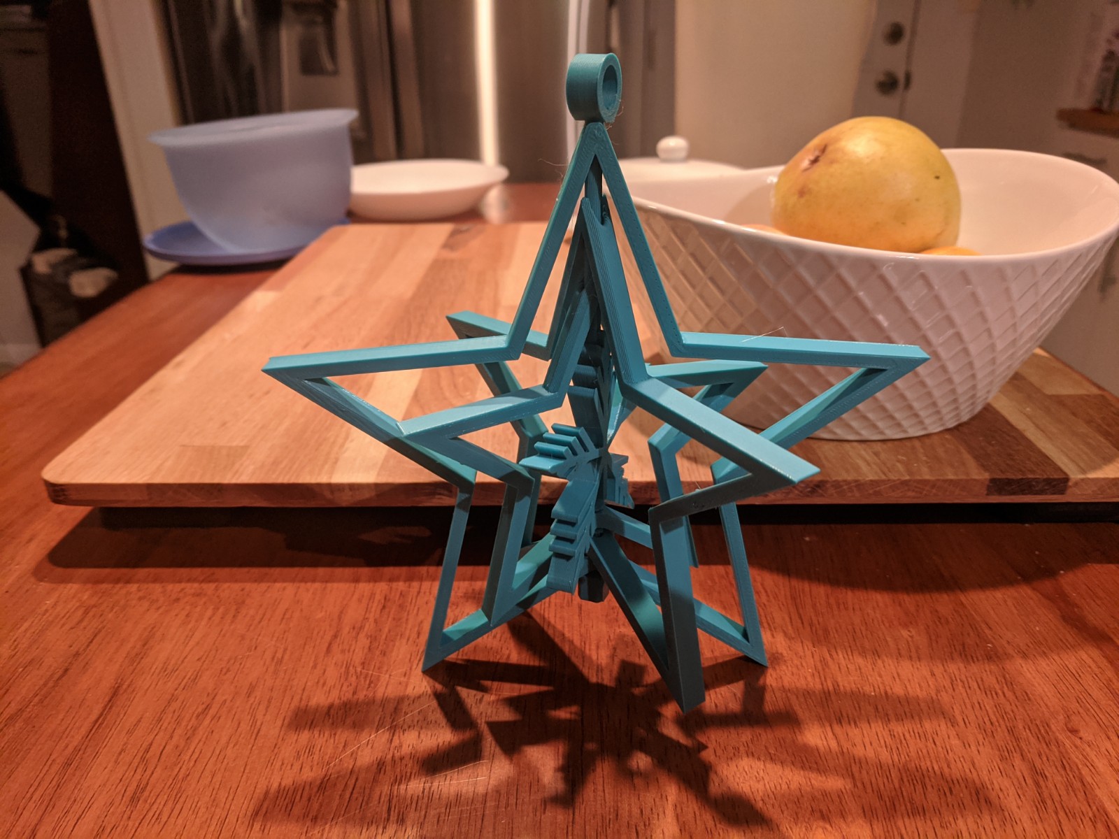 Snowflake Star Spinning Decoration by Tony Goes Riding | Download free ...