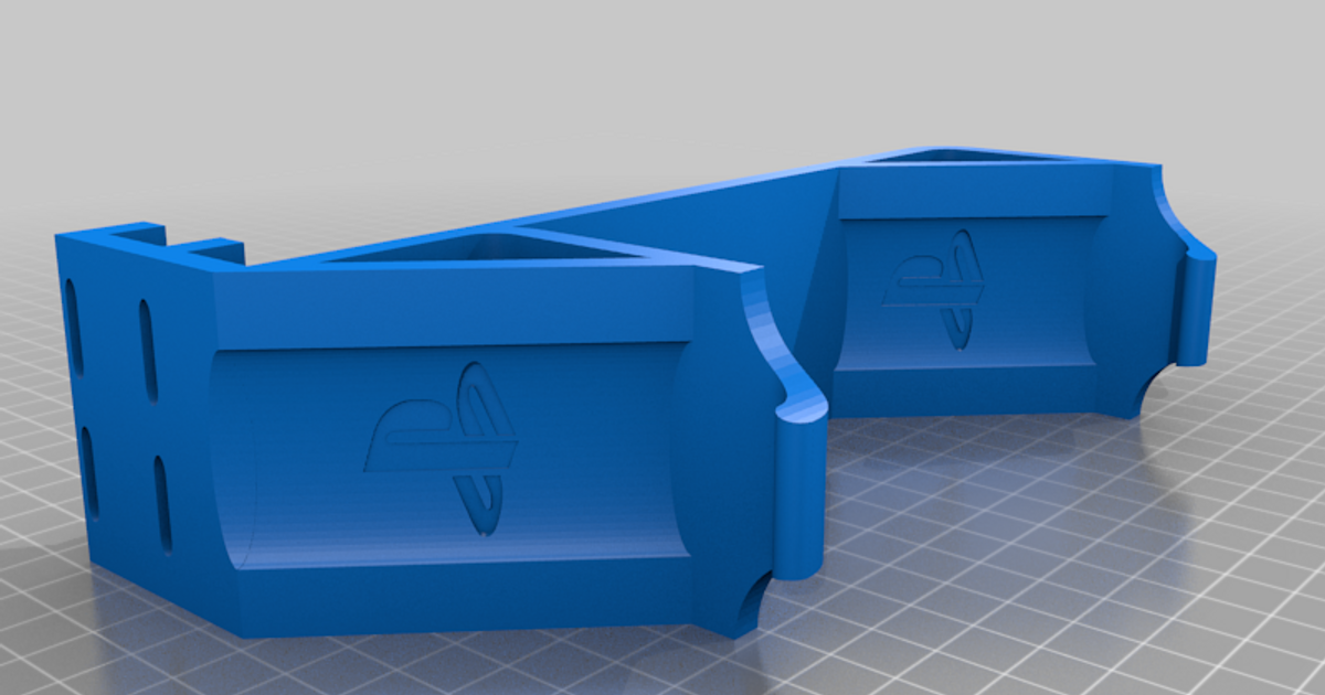 Double PS4 Pro Vertical Controller Mount by colossatr0n | Download free ...