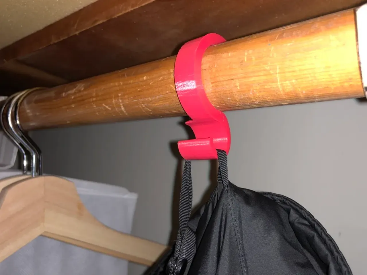 Closet Rod Hook by BitterBuffalo | Download free STL model | Printables.com