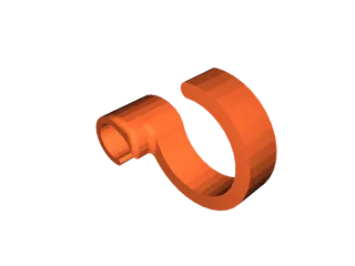 Closet Rod Hook by BitterBuffalo | Download free STL model | Printables.com