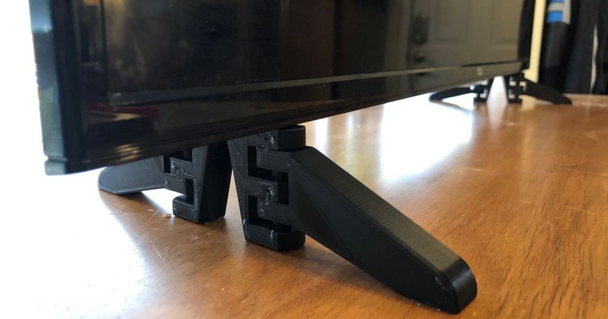 TCL Roku TV Foldable Stand/Legs by VertigoMakes | Download free STL ...