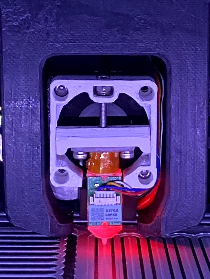 Adjustable 40mm Fan BL Touch Mount by Ya Ikou! | Download free STL ...