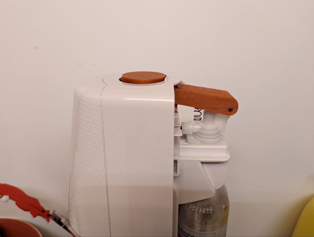 Lever button for Sodastream Spirit by Bmauro | Download free STL model ...