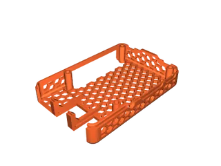 Raspberry Pi 4 snap fit mesh case with gpio access by NeoCode | Download free STL model ...